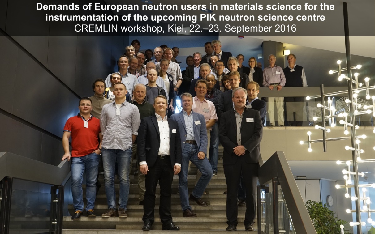 Workshop on the demands of European users for the Russian PIK research ...